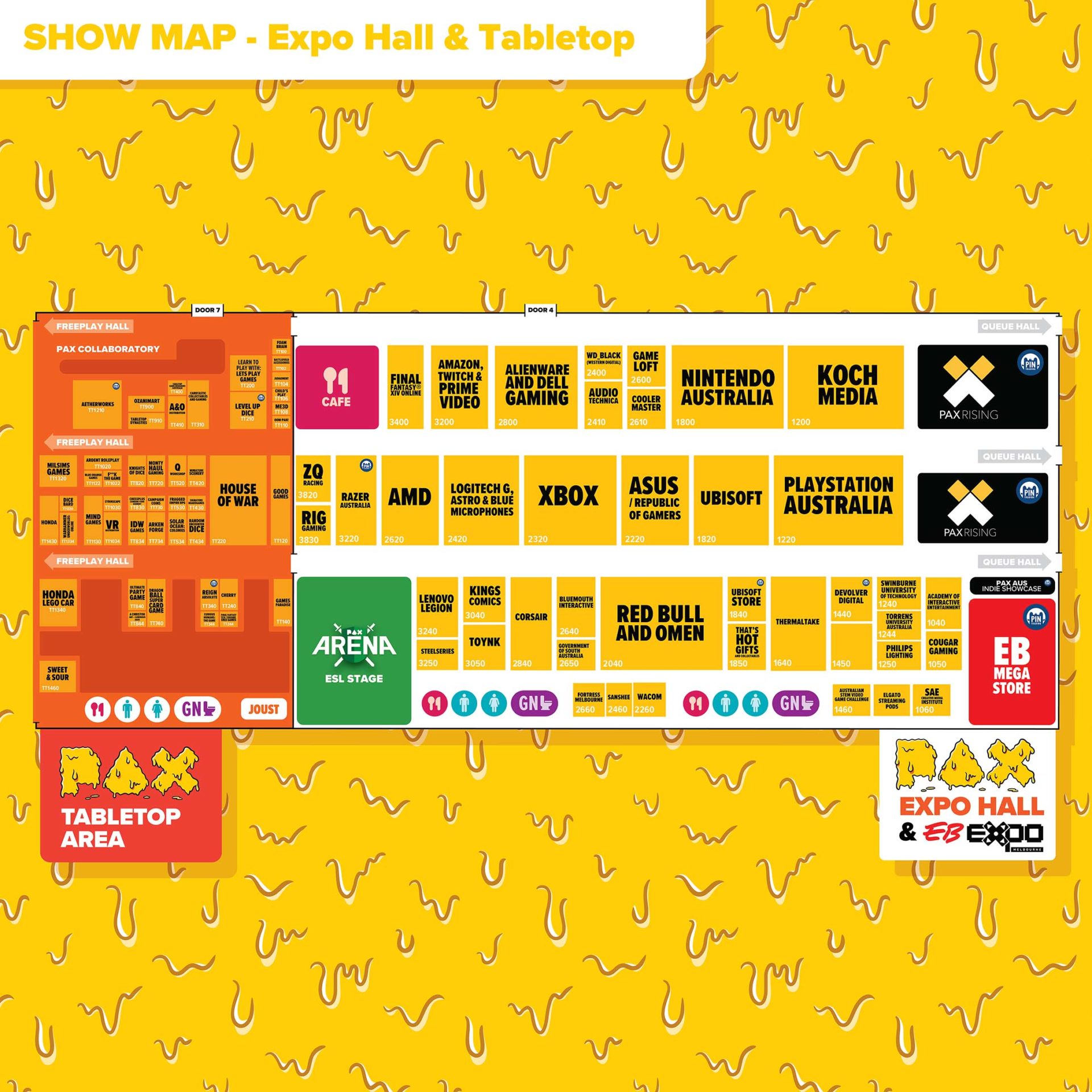 PAX Australia 2019 Map is Here