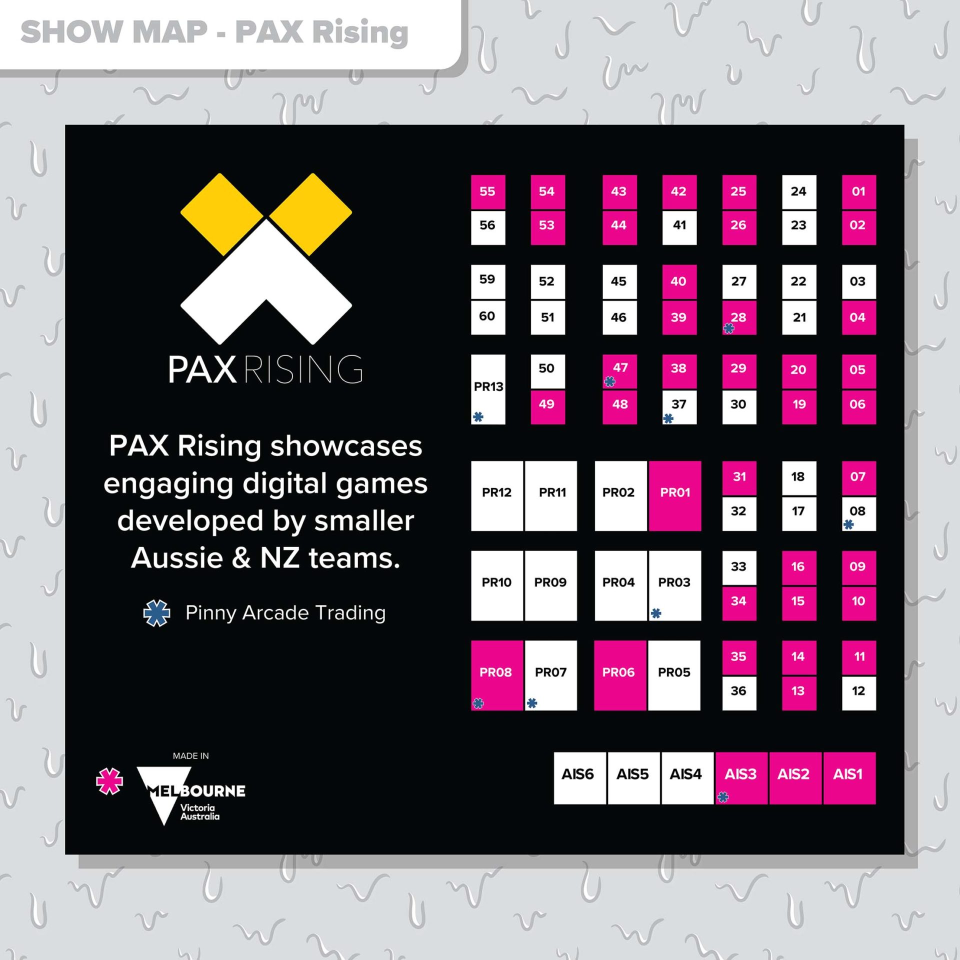 PAX Australia 2019 Map is Here